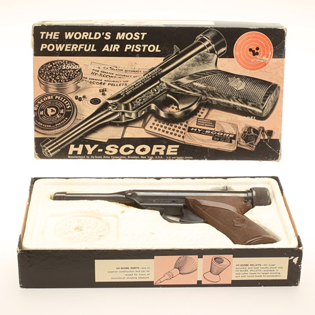 LUFTPISTOL, Hy-Score Target model 800, 5,5mm, USA, cirka 1960. Vapen ...