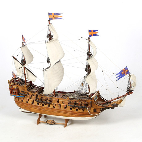 MODEL SHIP, Regal ship Vasa, 1980s/90s. Collectables - Technica ...