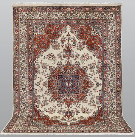 MATTA, persisk, Saruk, signerad. 347 x 247. Mattor & Textil - Mattor ...