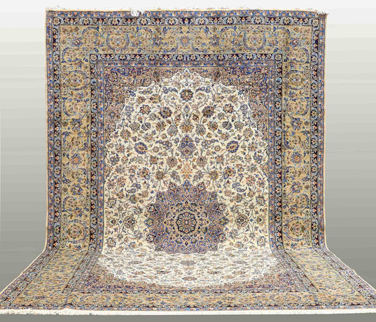 CARPET, Persian, Keshan. 515 x 348. Carpets & Textiles - Carpets - Auctionet