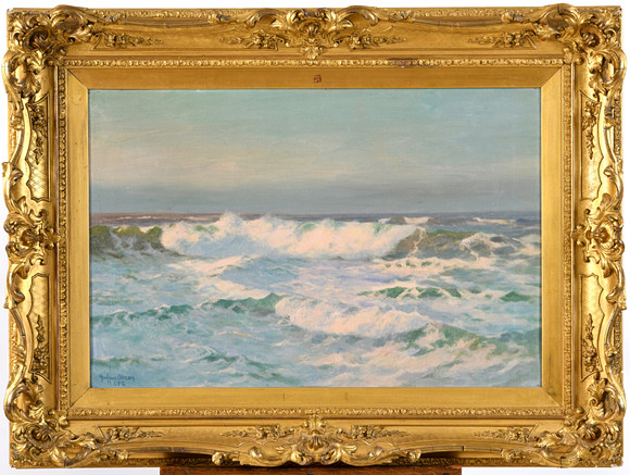 JULIUS OLSSON, RA (1864-1942). SUNLIT SURF. Art - Paintings - Auctionet