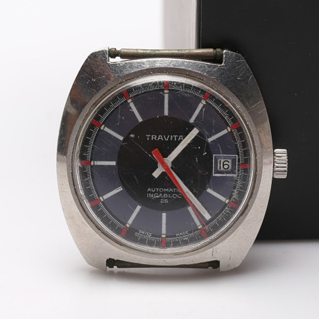 ARMBANDSUR, stål, Travita Automatic. Klockor & Ur - Armbandsur - Auctionet