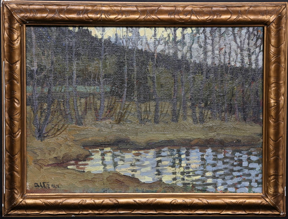 ANDERS ALTZAR. Oil on canvas, signed. Art - Paintings - Auctionet