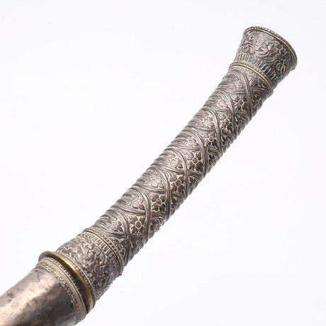 SWORD, Dah, partly probably silver, Burma. Weapons & Militaria - Edged ...