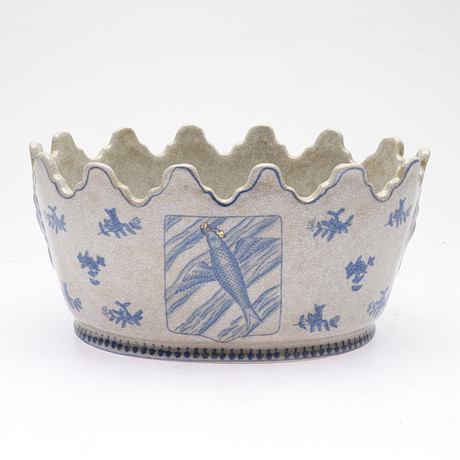 DISHWASHER, flintware, "Swedish castle", 1900s. Ceramics & Porcelain ...