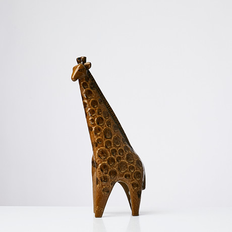 LISA LARSON. The figurine, giraffe from "Stora Zoo", Gustavsberg ...