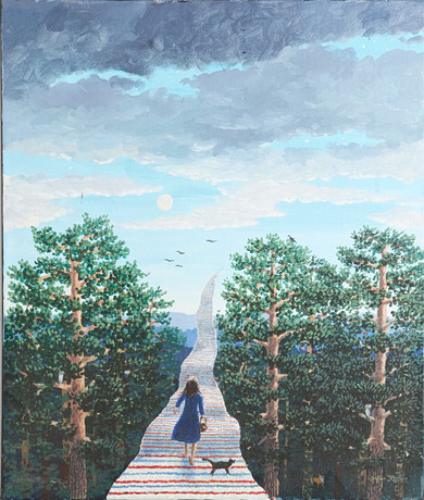 INGER RYDÉN ( 1944-2020). Komposition, akryl på duk, signerad Inger ...