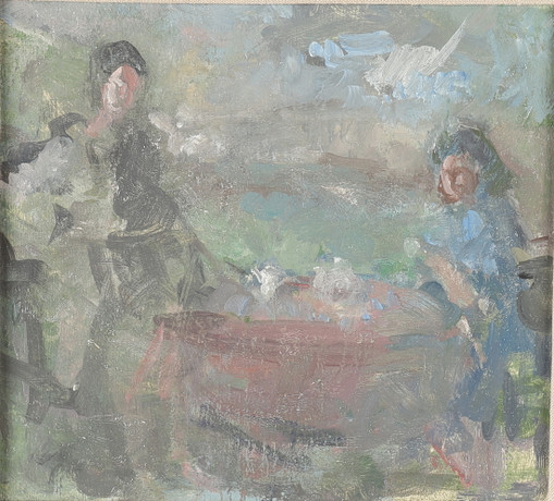 PETER GREENHAM R. A. (1909-1992). TEA PARTY IN VENICE. Art - Paintings ...