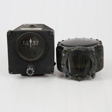 AIRPLANE COMPASS, Kollsman Pollyplane Compensator, WW II, and MEASURING ...