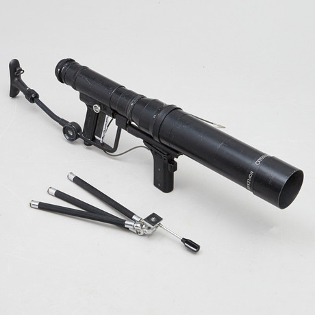 NOVOFLEX Noflexar 1:8 f=600 mm, pistolgrepp och tele-extender, 1960/70 ...