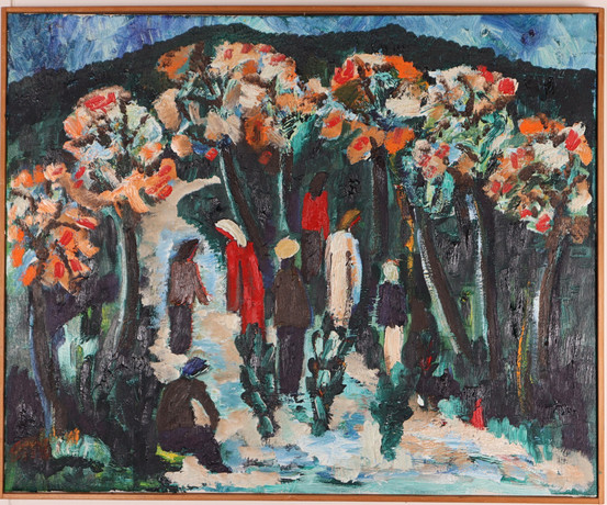 TAGE LUNDSTRÖM-BJÖRN. OLJA på duk, signerad a tergo. Konst - Måleri ...