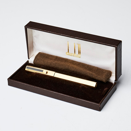 DUNHILL, fountain pen / fountain pen, Alfred Dunhill Gemline, 18k gold ...