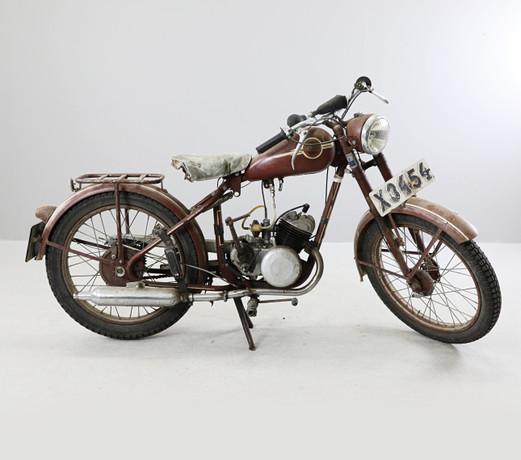 MOTORCYKEL, Monark, "Vimpeln" JB VP/75, 1950. Fordon, Båtar & Delar ...