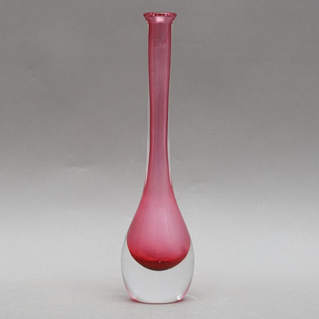 BOSSE RUBIN. vas, glas, Åfors glasbruk, signerad. Glas - Konstglas ...