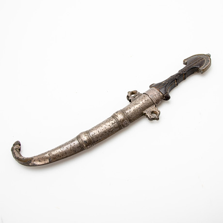 Jambiya krokig dolk, Jemen/Oman, 1900-tal. Vapen & Militaria ...