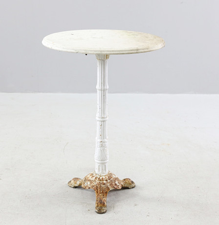 GARDEN TABLE, cast iron, stone slab, 1900s. Garden & Architectural ...