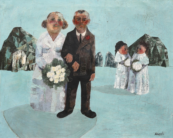 JACK HUGHES (Canada/Toronto 1918-1998 Stockholm) The wedding couple ...