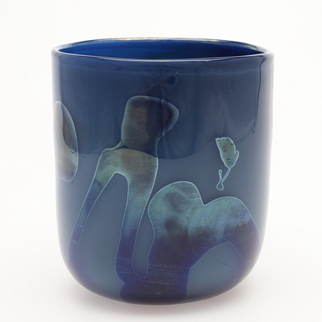 VAS, Björn Weckström, Nuutajärvi, 1989, signed. Glass - Art glass ...