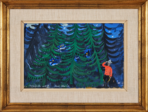 OLLE OLSSON-HAGALUND (1904-1972). Skogsfonder, Act 1 from the ...