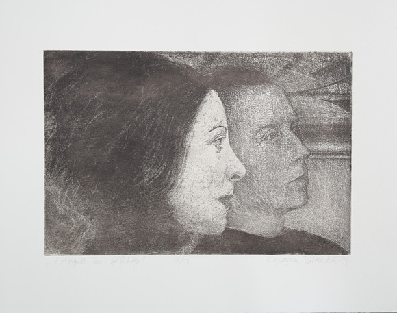 KRYSTYNA PIETROWSKA. Etsning, numrerad 10/50, signerad, daterad -93 ...