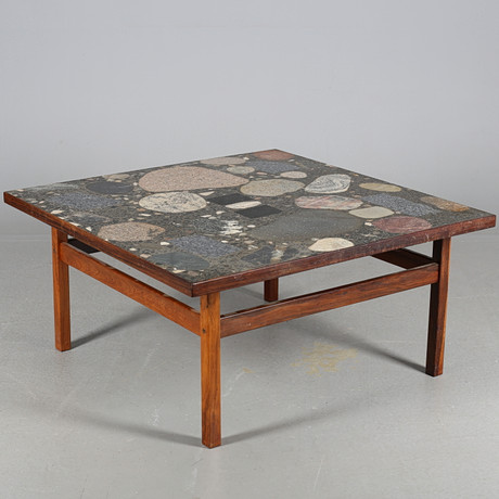 ERLING VIKSJØ. Soffbord, tvådelat, Conglo Design, Bruksbo, Norge, 1970 ...