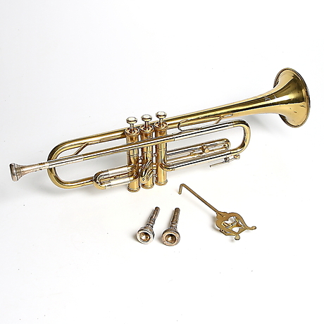 TRUMPET, Diamond, Blechblas Markneukirchen. 1900-tal. Samlarföremål ...