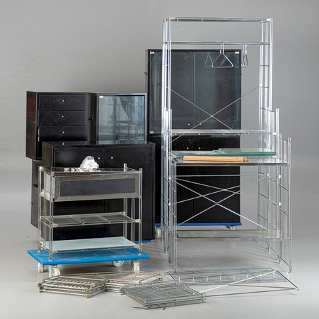 BALTON. BIII Regalsystem mit Schrankelementen und integrierter ...