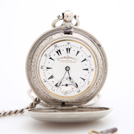 POCKET WATCH, Billodes, key fob. Late 19th century. Clocks & Watches ...