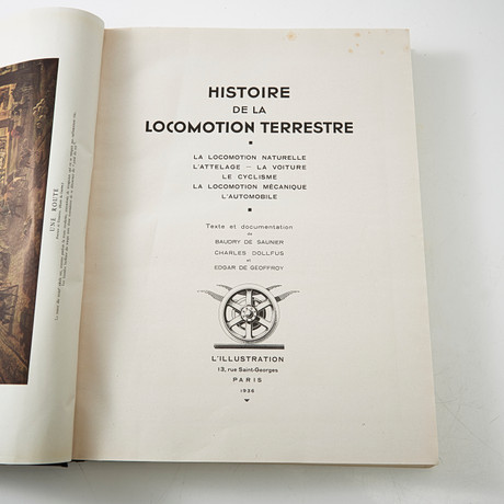 L'ILLUSTRATION ON TRANSPORTATION (3). Böcker, Kartor & Handskrifter ...