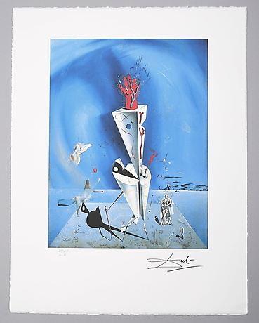 SALVADOR DALI (1904-1989). apparatus and hand. Art - Engravings ...