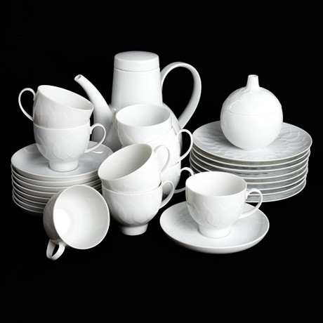 BJÖRN WIINBLAD "Lotus", 19 dlr, Rosenthal Studio-Line, coffee set ...