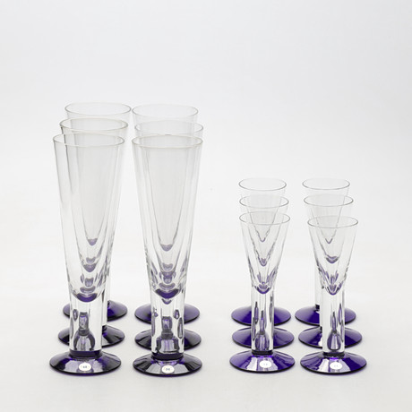 MARGARETA HENNIX. glas, 12 st, "Basic", Reijmyre. Glas - Bruksglas ...