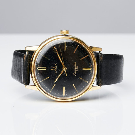 ARMBANDSUR, Omega, manuell, guld på stål, Seamaster 600, 1960-tal ...
