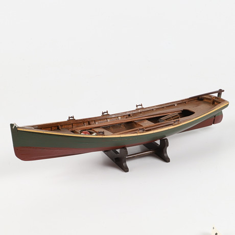 MODEL BOAT, lobster oak, wood, 1900s. Collectables - Technica & Nautica ...