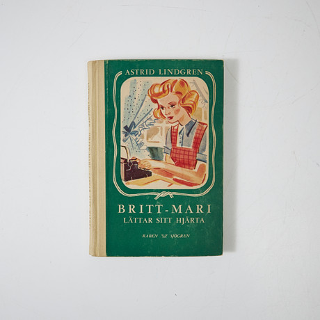 ASTRID LINDGREN MED DEDIKATION, Britt-Mari letter sit hjerte, 1945 ...