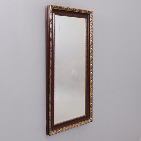 MIRROR, ground glass, early 20th century. Mirrors - Auctionet