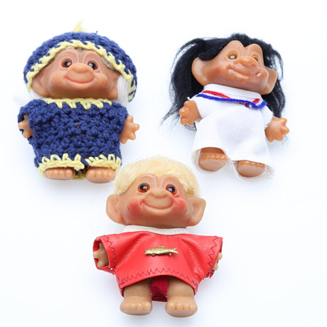 TROLL 3 st , DAM. Danmark. Leksaker - Leksaker - Auctionet