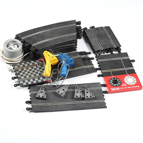 SCALEXTRIC 200, electric model racing, car track parts, in box ...