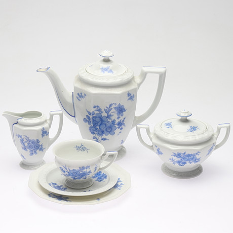 KAFFESERVIS, 25 delar, porslin, "Maria", Rosenthal, Tyskland. Keramik ...