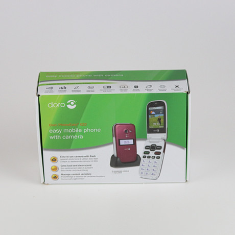 MOBILTELEFON, Doro PhoneEasy 622, inkl. laddare, laddstativ och ...