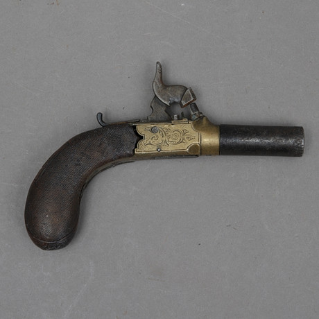 BUCKET PISTOL/POCKET PISTOL, recessed trigger, Egg, London, England ...