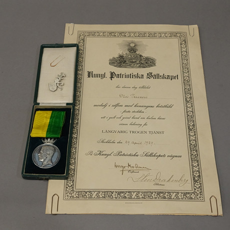 MEDAL OF MERIT WITH DIPLOMA. Coins, Medals & Stamps - Orders & Medals ...