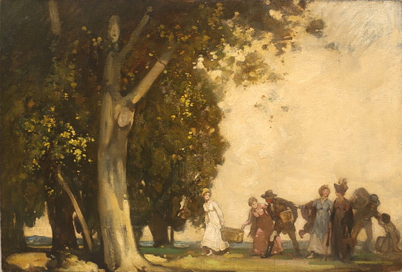 Unknown artist, oil on canvas, 19th century, signed W. D. Adams. Art ...