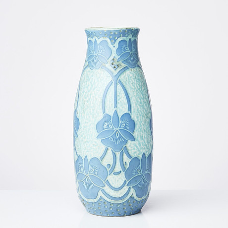 ELSA ENGSTRÖM. vase, "Sgrafitto", vase, Gustavsberg, 1916, signed ...