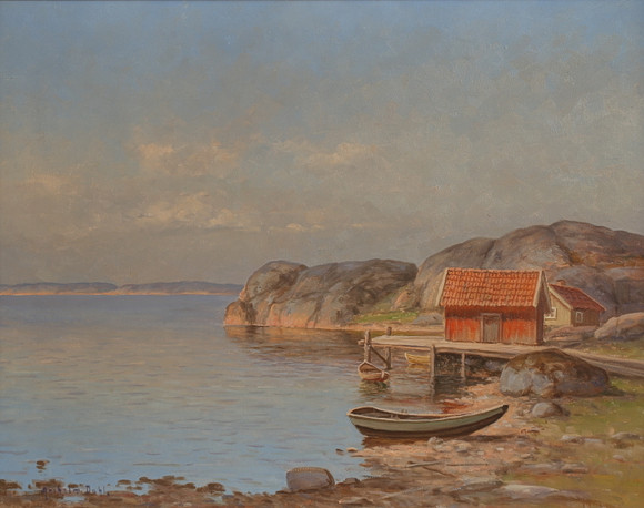 ANSHELM DAHL. Oil on canvas, signed. Art - Paintings - Auctionet