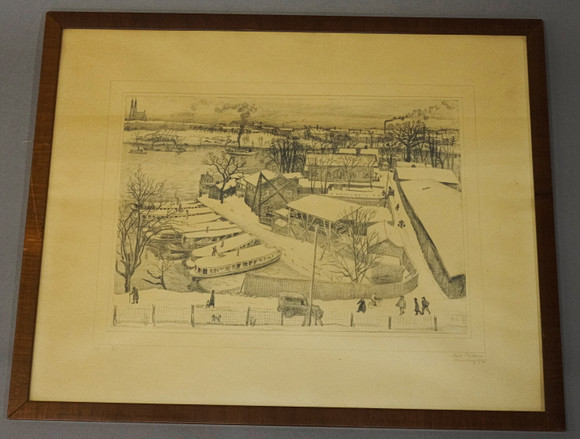 AXEL NILSSON. LITOGRAFI. Konst - Grafik - Auctionet