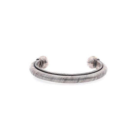 A MODERN SILVER REPRODUCTION OF A ROMAN TORQUE BRACELET. Jewellery ...