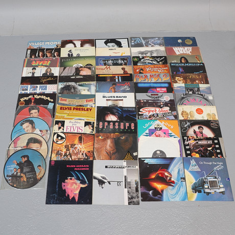 VINYLSKIVOR/LP-SKIVOR, 55 st, bl.a. Elvis Presley. Övrigt - Övrigt ...