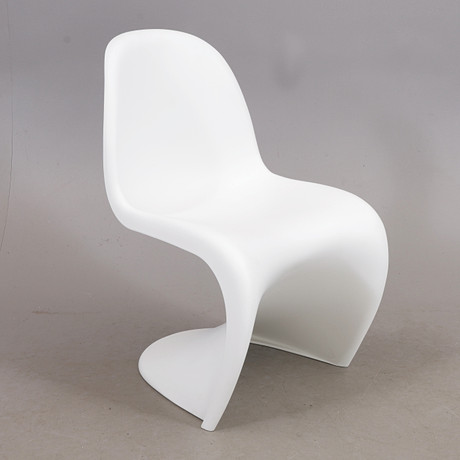 SILLA, "Panton Chair", Verner Panton para Vitra, diseñada en 1960 ...
