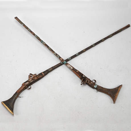 KABYL PISTOLS, 2 pcs, Morocco, 1890s. Weapons & Militaria - Guns ...